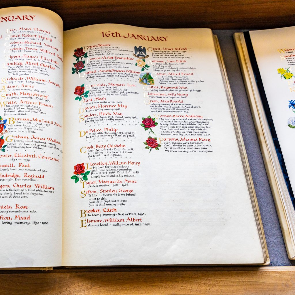 Book of Remembrance Inscriptions – Worcester Cemeteries