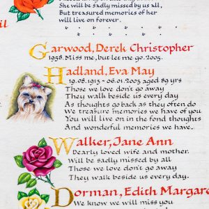 Book of Remembrance Inscriptions – Worcester Cemeteries