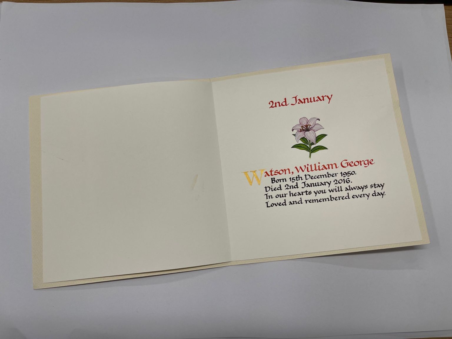 Book of Remembrance Inscriptions – Worcester Cemeteries