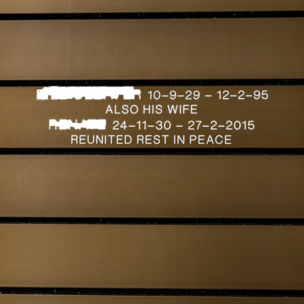 Wall Plaques – Worcester Cemeteries