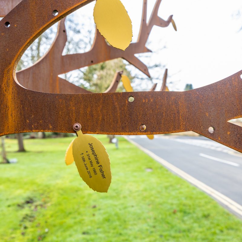 Memorial Tree leaf – Worcester Cemeteries